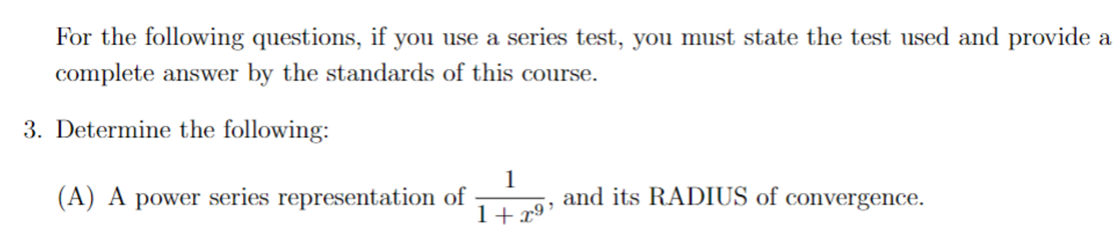 Solved For the following questions, if you use a series | Chegg.com