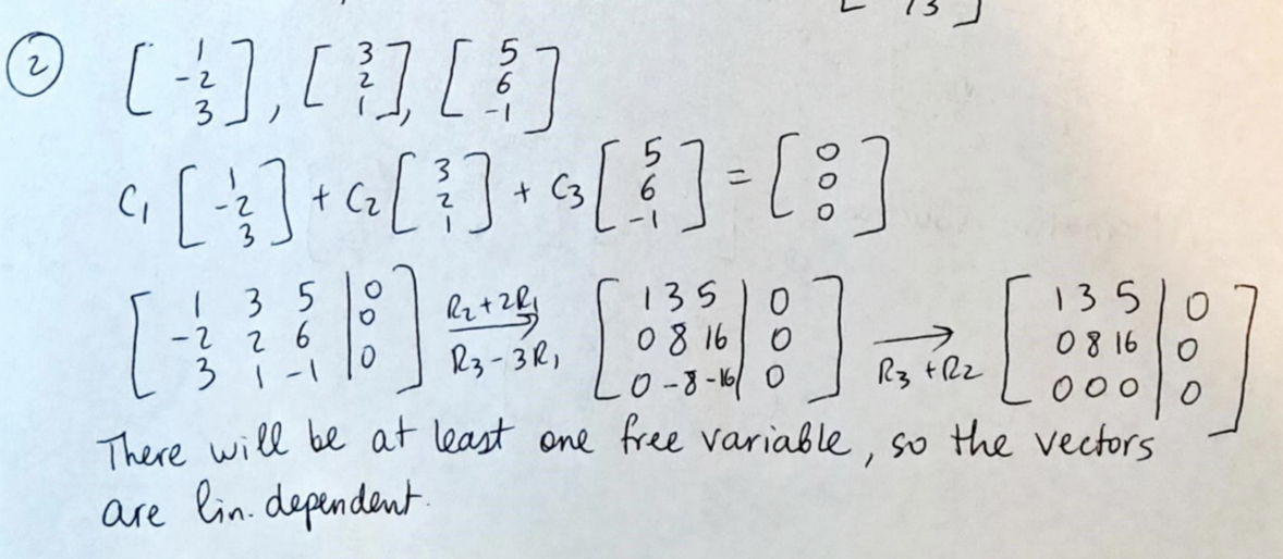 Solved Please help me solve this linear algebra question! | Chegg.com
