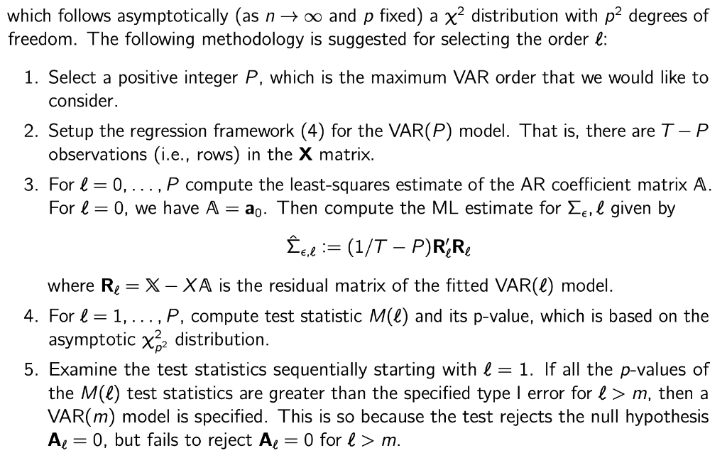 We consider (Xt:t=1,…,T) which is a p-dimensional | Chegg.com