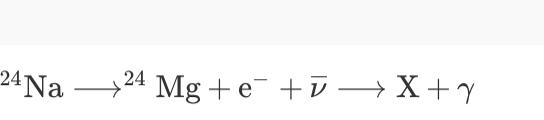 Solved Identify the unknown isotope X in the following | Chegg.com