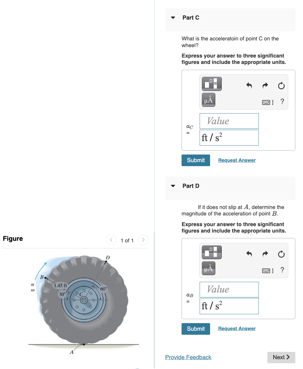Solved Part A What is the speed of point A on the wheel? The | Chegg.com