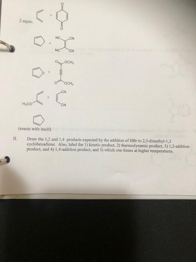 Solved Nr. II, please. Picture can be uploaded if it is in | Chegg.com
