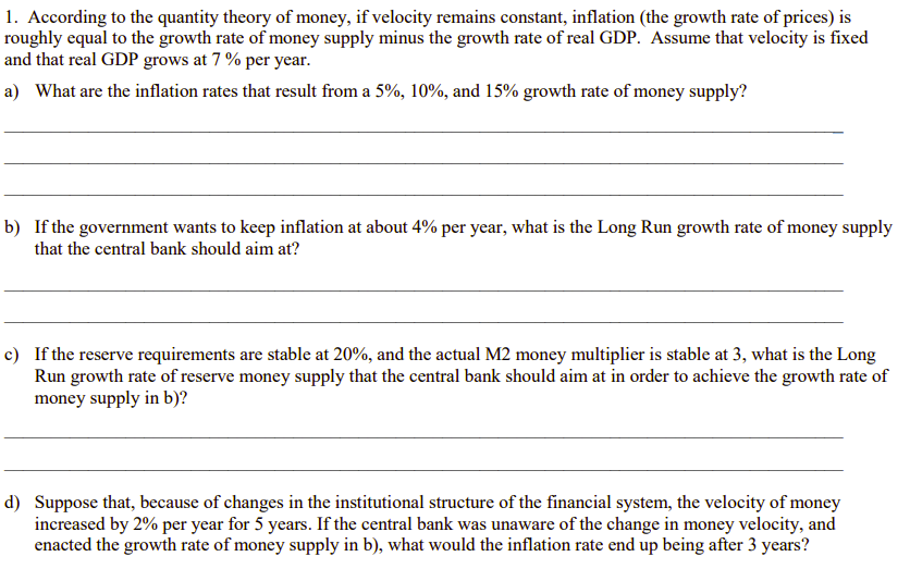 Solved This is Macroeconomics. Please solve with detailed | Chegg.com