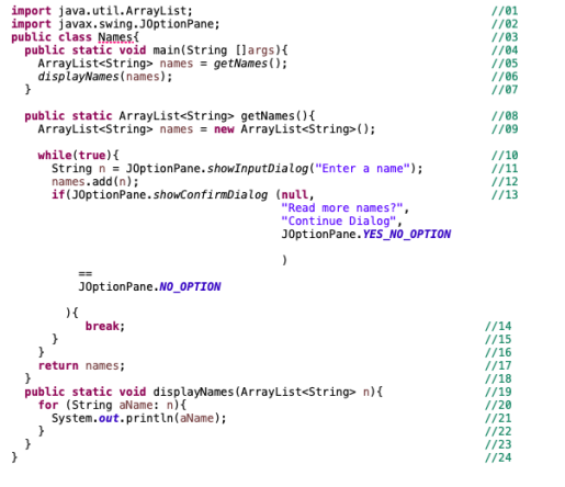 Solved Study the following code and then do the steps below | Chegg.com