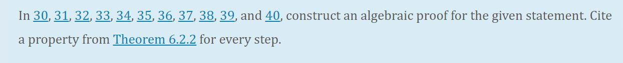 Solved In 30,31,32,33,34,35,36,37,38,39, and 40, construct | Chegg.com