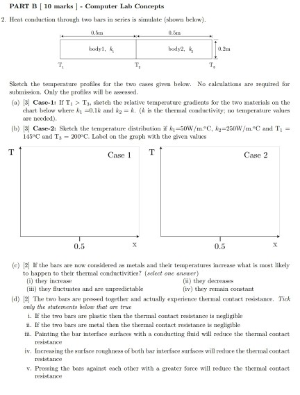Solved PART B 10 Marks Computer Lab Concepts 2 Heat Chegg