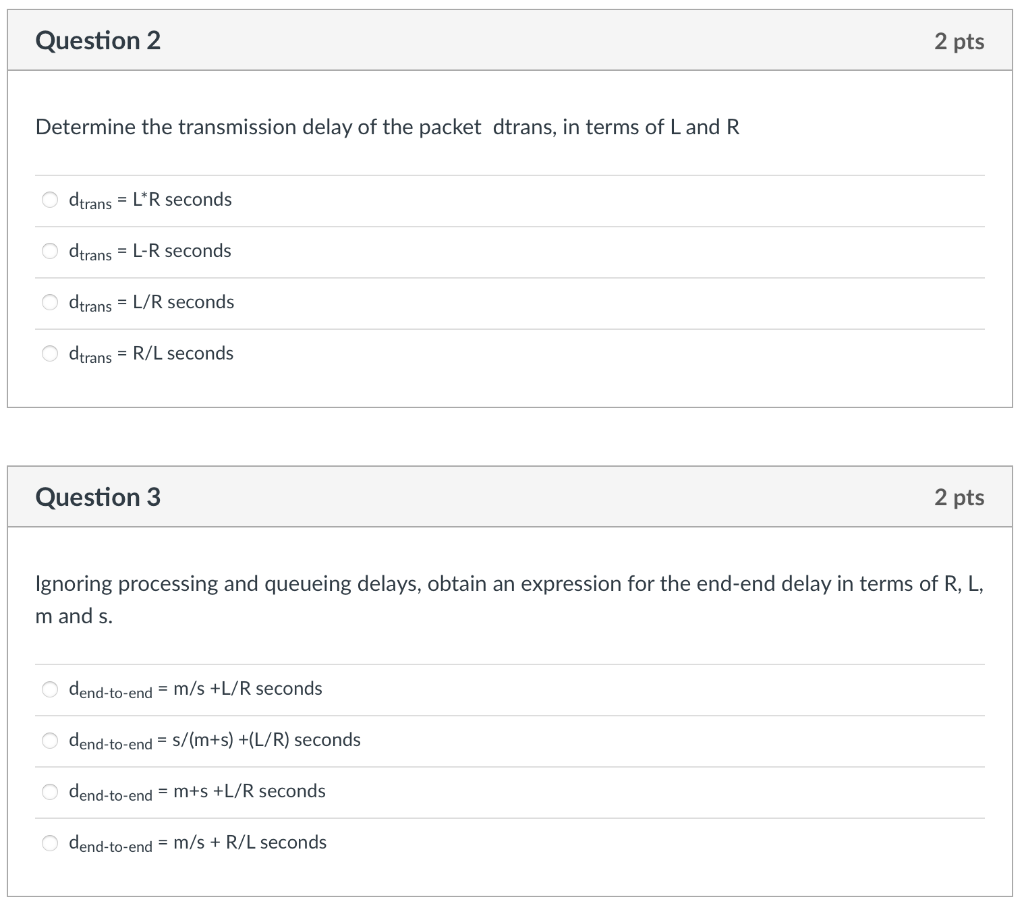 Solved (Use for the following 3 questions.) Consider two | Chegg.com