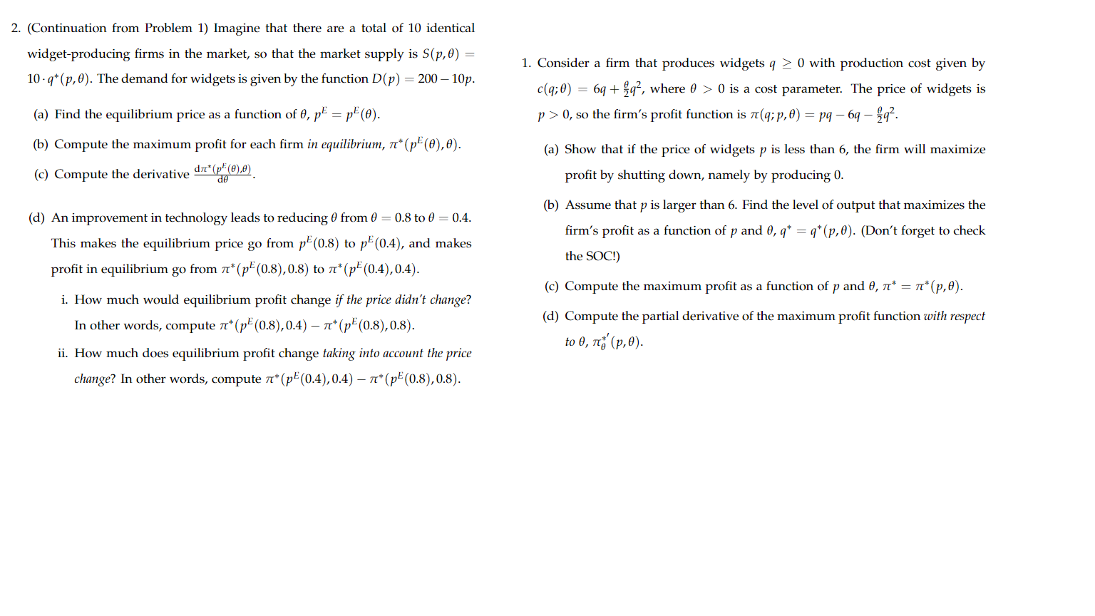 2. (Continuation from Problem 1) Imagine that there | Chegg.com
