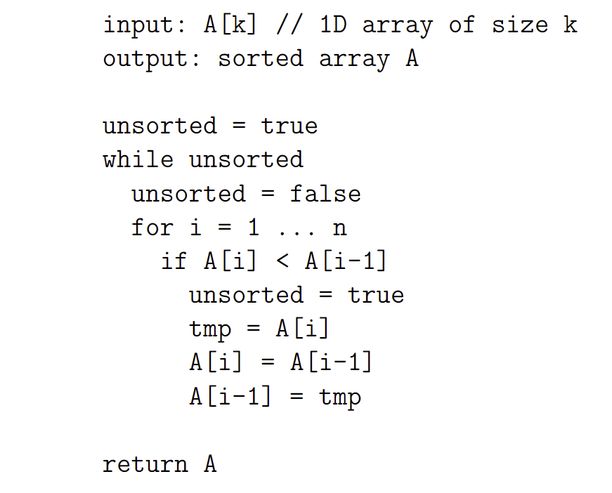 Solved 1. State the size of the input in big-Oh. For | Chegg.com