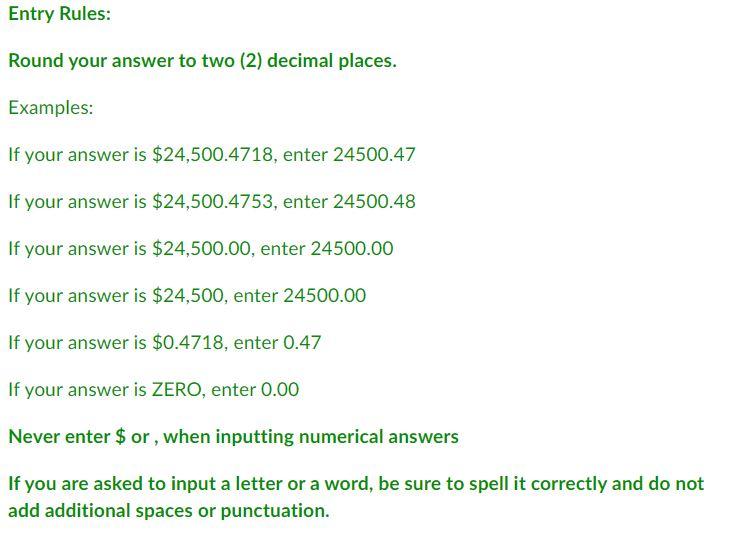 Solved Round your answer to two (2) decimal places. | Chegg.com