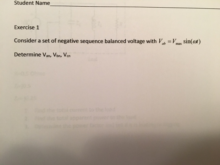 Solved Student Name Exercise 1 Consider a set of negative | Chegg.com