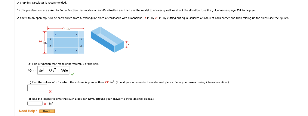 Solved A graphing calculator is recommended. In this problem | Chegg.com