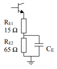 Solved 1. For the transistor, VBE = 0.7 V and βDC = βac = | Chegg.com