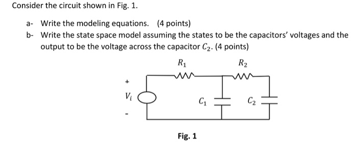 Solved Consider the circuit shown in Fig. 1 Write the | Chegg.com