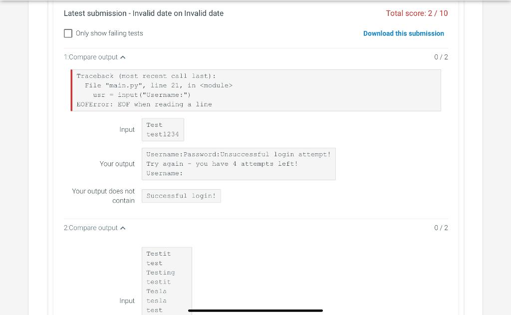 Solved Complete The Log In Class Implementation For The 