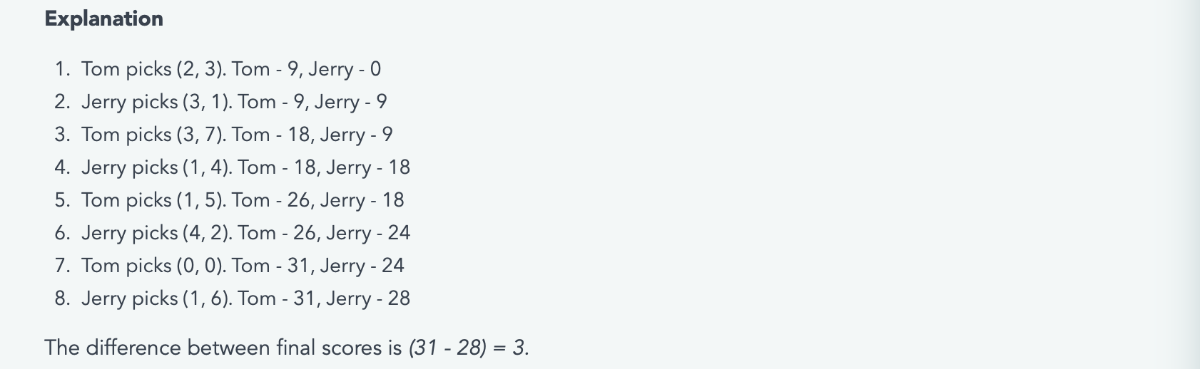 Solved 1. Matrix Game Tom and Jerry play a game with a | Chegg.com