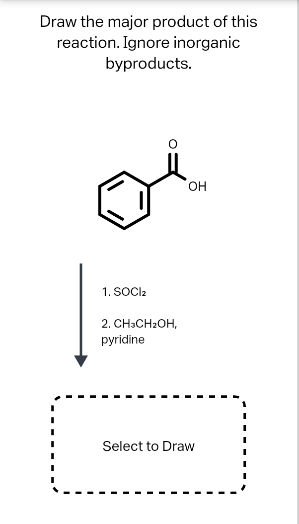 Solved Draw the major product of this reaction. Ignore | Chegg.com