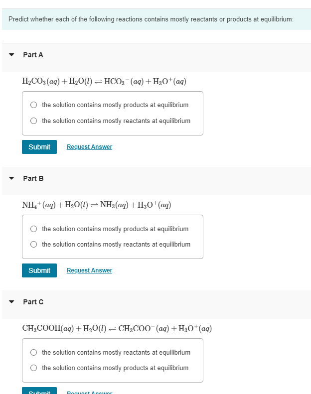 Predict whether each of the following reactions | Chegg.com