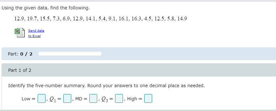 Solved Another measure of the average is called the | Chegg.com