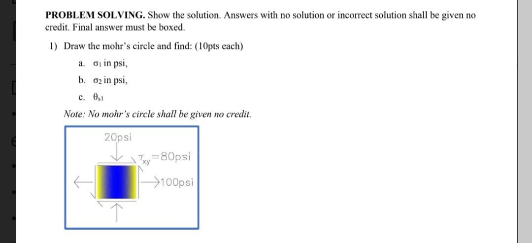Solved PROBLEM SOLVING. Show the solution. Answers with no | Chegg.com