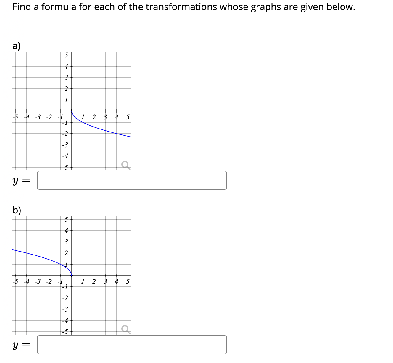 Solved Find a formula for each of the transformations whose | Chegg.com