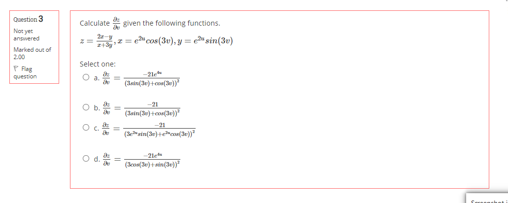 Solved Question 3 Calculate au given the following | Chegg.com
