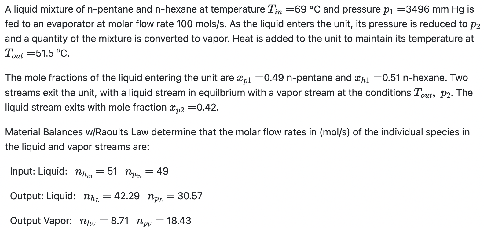 Solved A liquid mixture of n-pentane and n-hexane at | Chegg.com