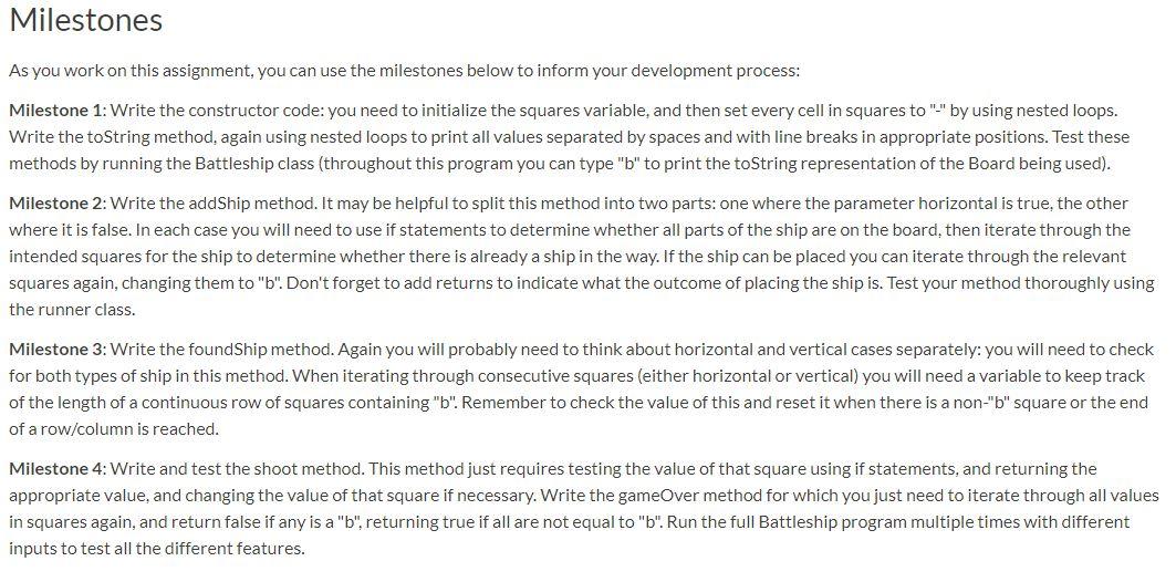 Solved In this assignment, you will create a simple class | Chegg.com