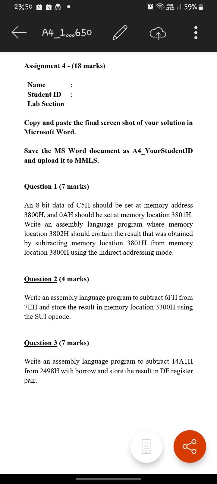 Solved Name Student ID : : Lab Section Copy and paste | Chegg.com