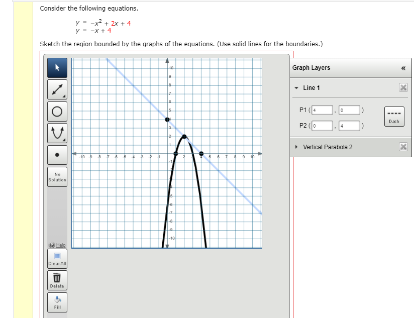 Solved I cannot seem to get the parabola set right. I know | Chegg.com