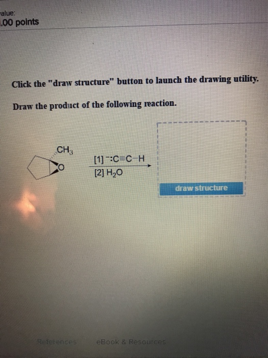 Solved Click the "draw structure" button to launch the | Chegg.com