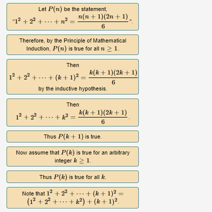 Solved For all n≥1,12+22+⋯+n2=6n(n+1)(2n+1). The correct | Chegg.com