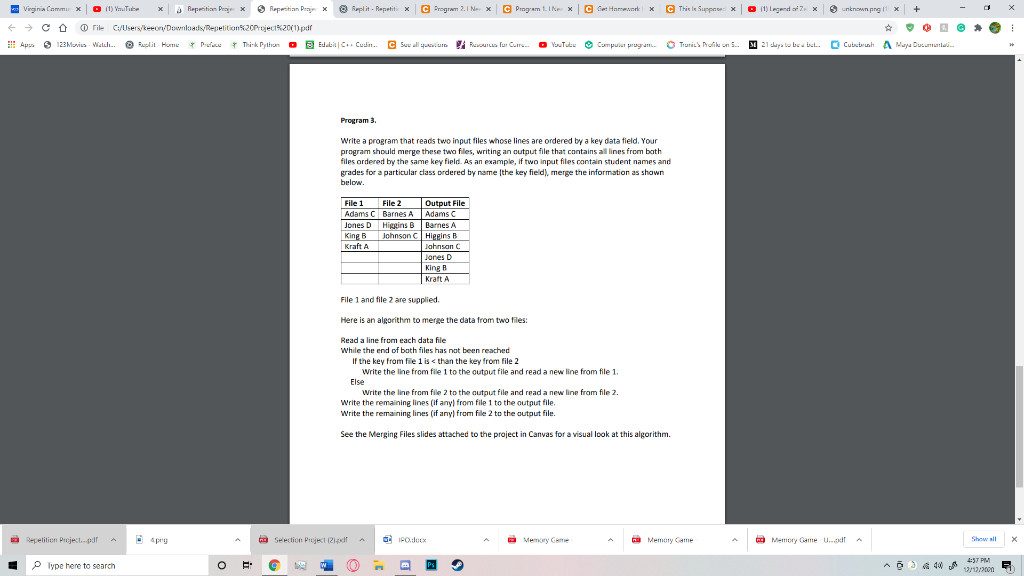 Solved > unknown pingil x + Virginia Camm x 1) VouTube * | Chegg.com