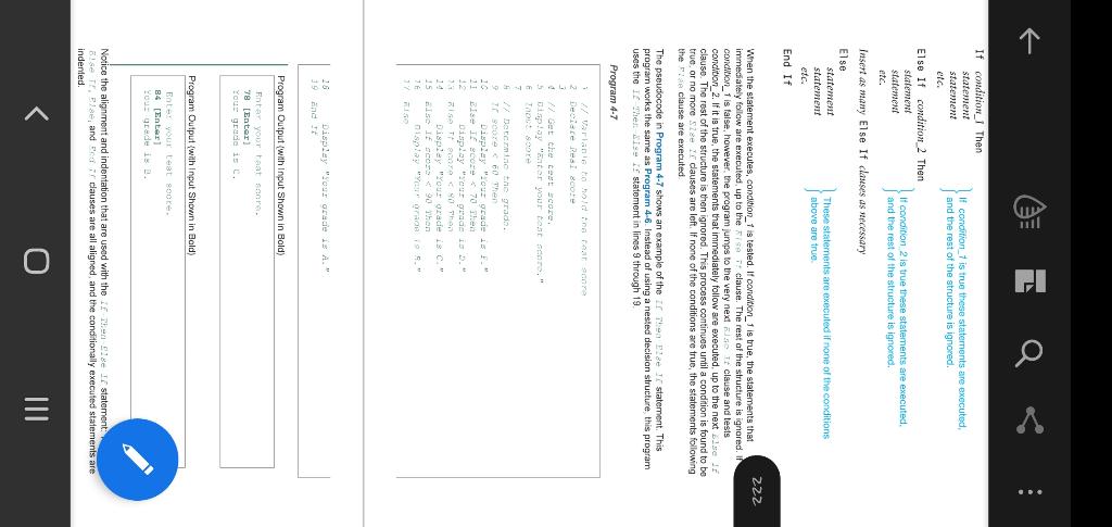 Solved Reference Program 4-7 on page 183. Build a flowchart | Chegg.com
