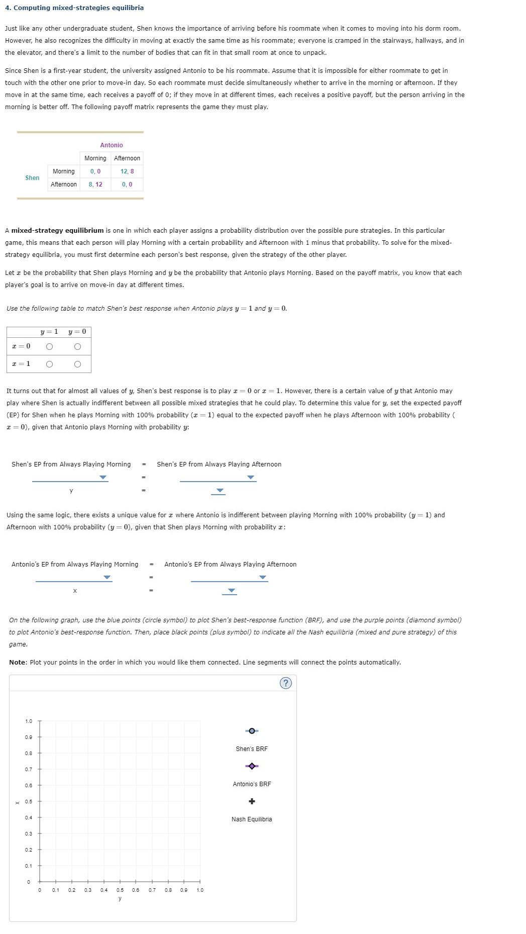 Solved Computing mixed-strategies equilibriaJust like any | Chegg.com