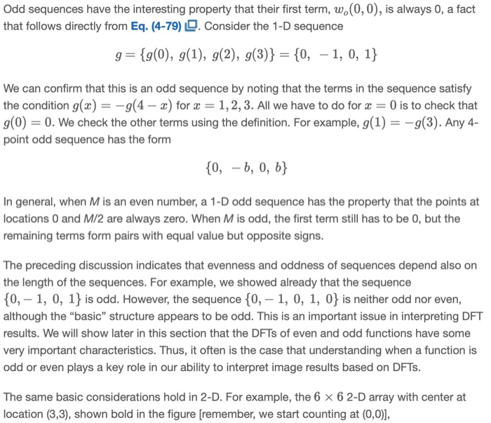 Solved 4.38 Do the following: a. *Show that the 6 x 6 array | Chegg.com