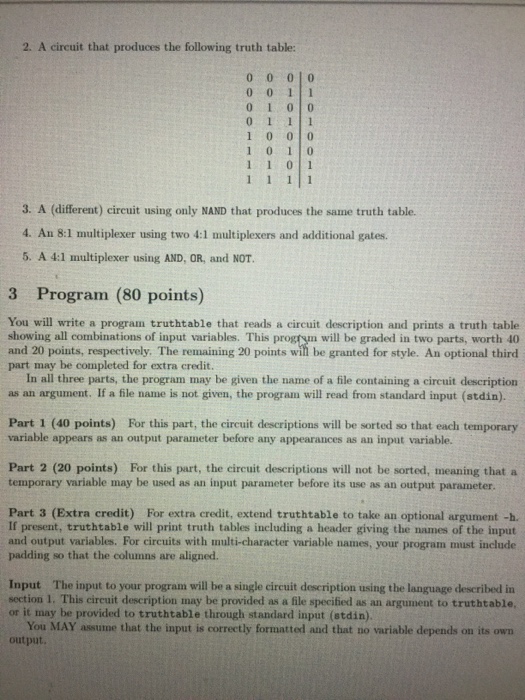 1 Specification Language In this language, circuits | Chegg.com