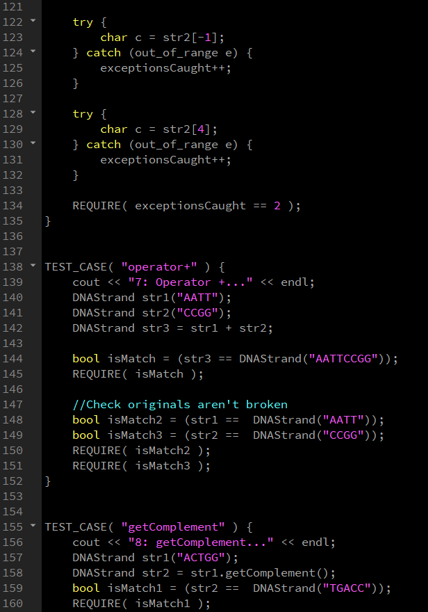 Assignment Instructions Submit files: DNAStrand.cpp / | Chegg.com