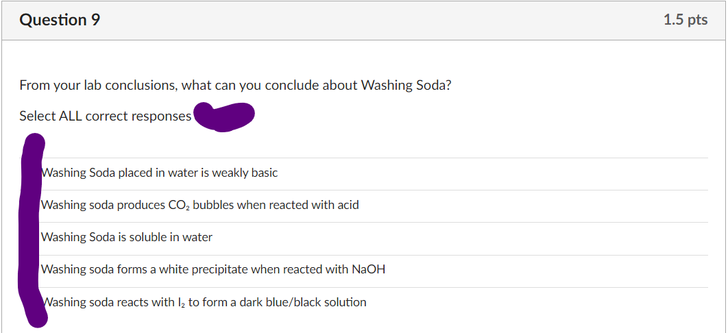 Solved From your lab conclusions, what can you conclude | Chegg.com