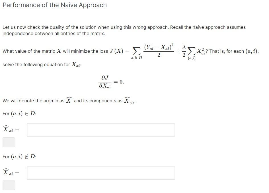 Solved Performance of the Naive Approach Let us now check | Chegg.com