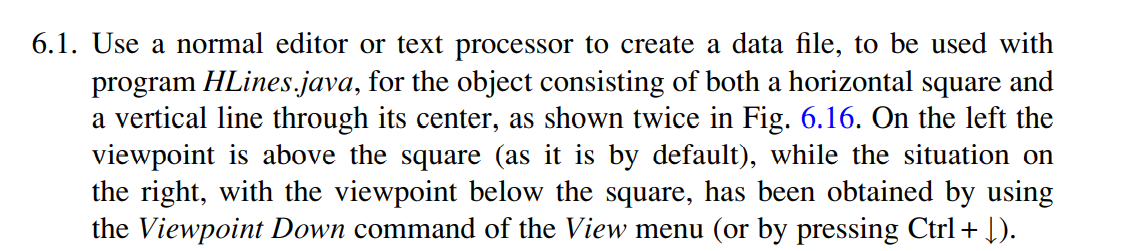 1. Use a normal editor or text processor to create a | Chegg.com