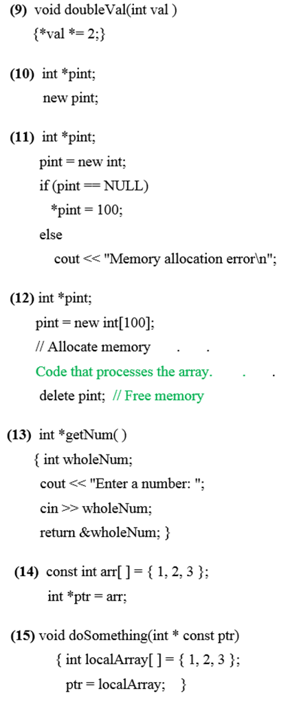 Solved There Are Errors In Each Code Segment Find Them And 6688