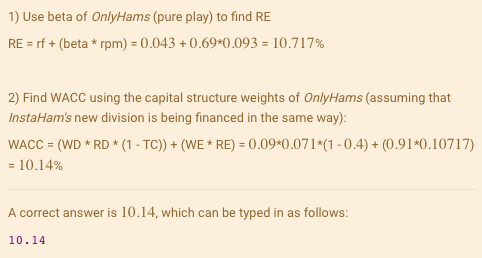 Solved Follow this working but use the numbers that are | Chegg.com