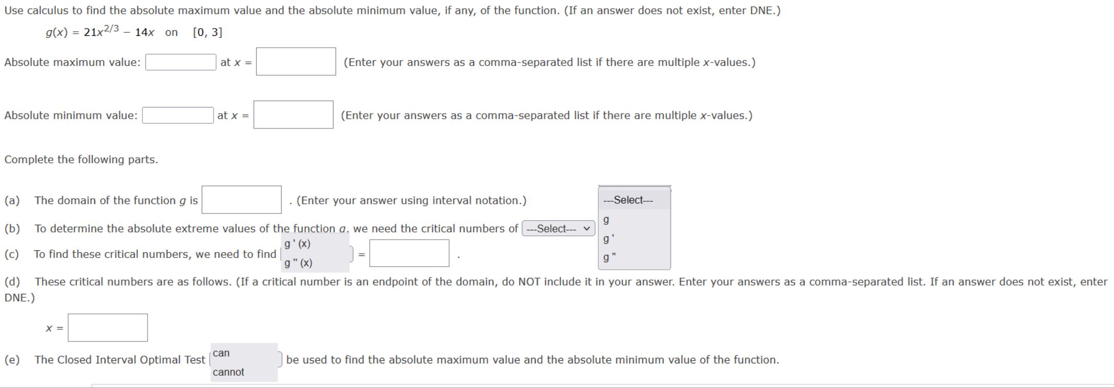 Solved Use calculus to find the absolute maximum value and | Chegg.com