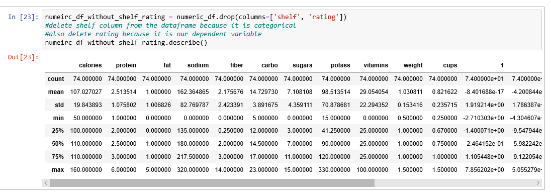 In [1]: import pandas as pd df - | Chegg.com