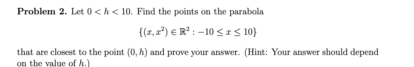 Solved Problem 2 Let 0 Chegg