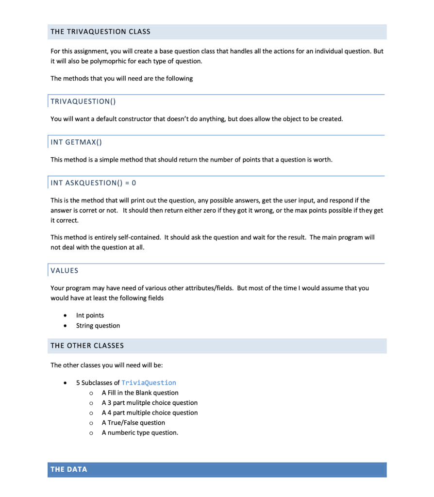 Solved CS132–PROGRAMMING ASSIGNMENT #3 Shall we play a | Chegg.com