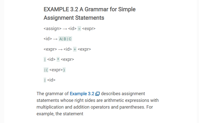 Solved 6. Using the grammar in Example 3.29, show a parse | Chegg.com