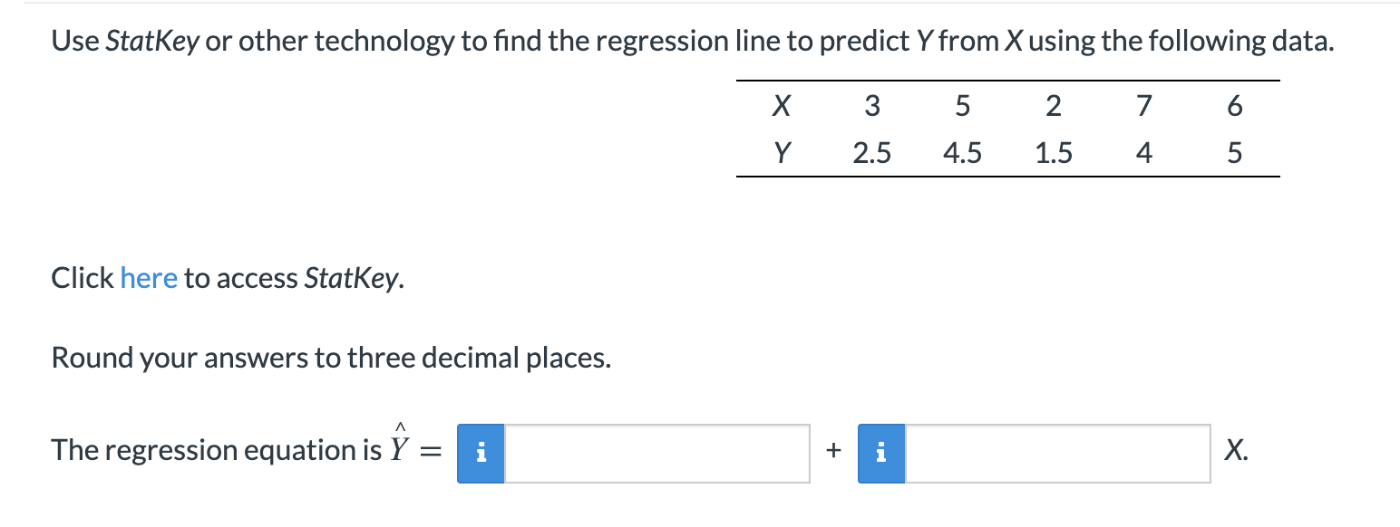 Solved Current Attempt in Progress X Incorrect. Use StatKey | Chegg.com