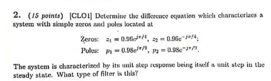 Solved 2. (15 points) (CL01) Determine thic dilference | Chegg.com